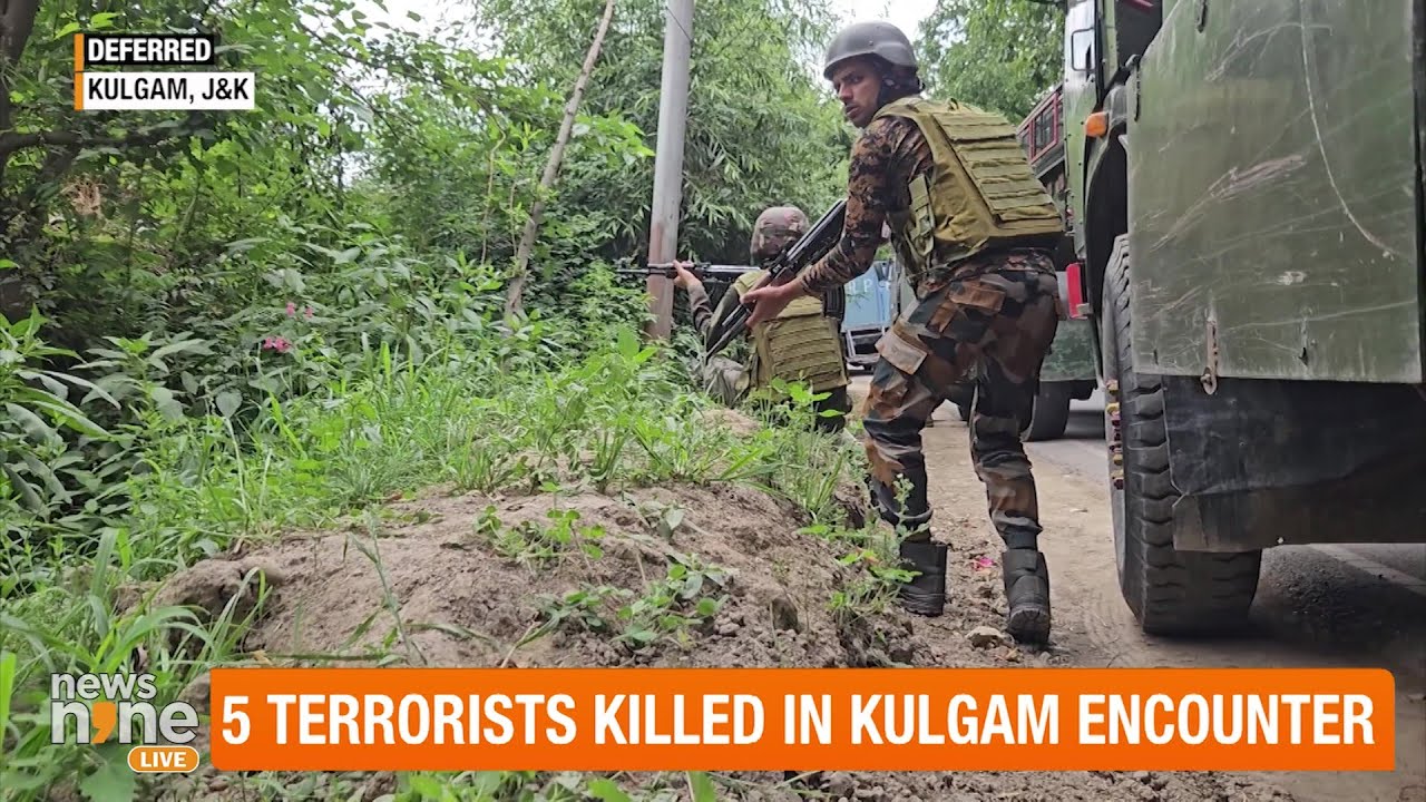 Ongoing Kulgam Encounter: Five Terrorists and Two Soldiers Killed ...
