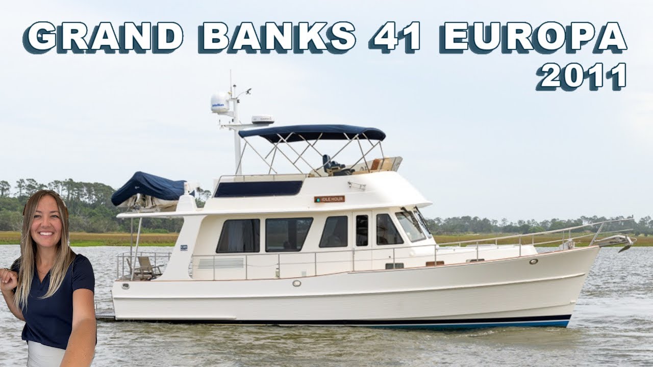 Grand Banks 41 Europa 2011 Model Walkthrough Yacht Tour with Sara ...