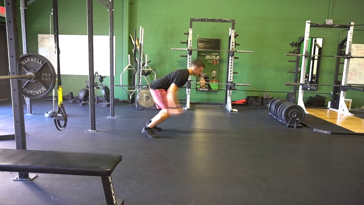 Banded Broad Jumps - YouTube