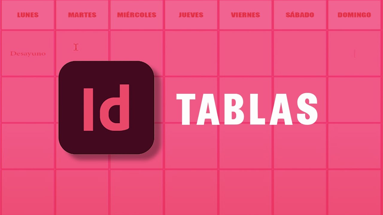 Crear tablas en Indesign | Curso GRATIS Indesign - YouTube