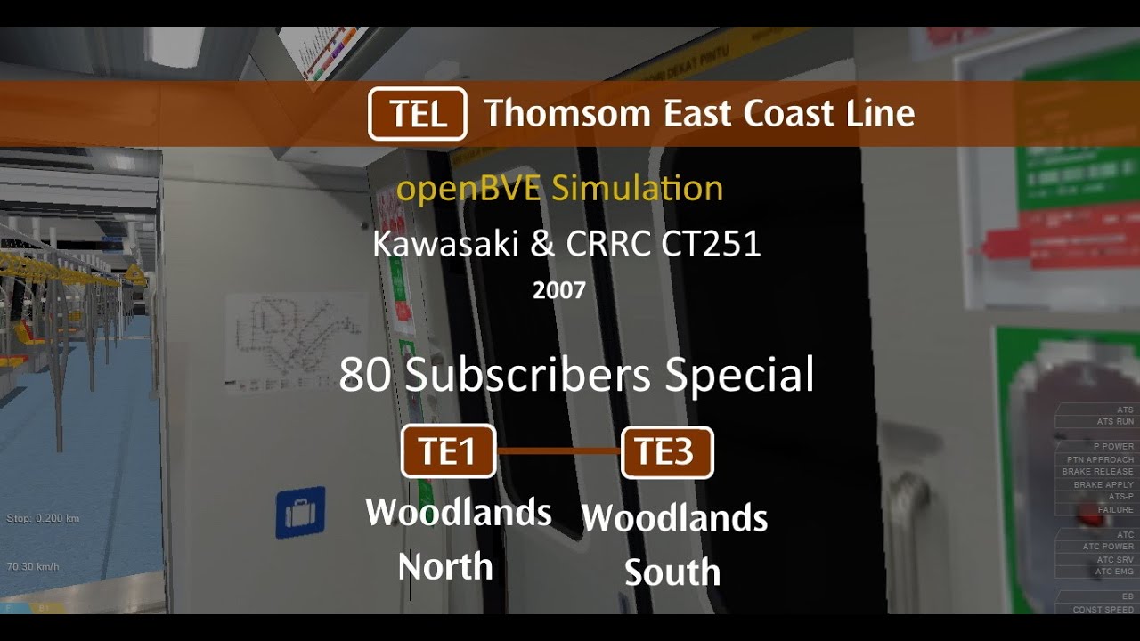 TEL CCL [2007][CT251] Woodlands North → Woodlands South (80 Subscribers ...