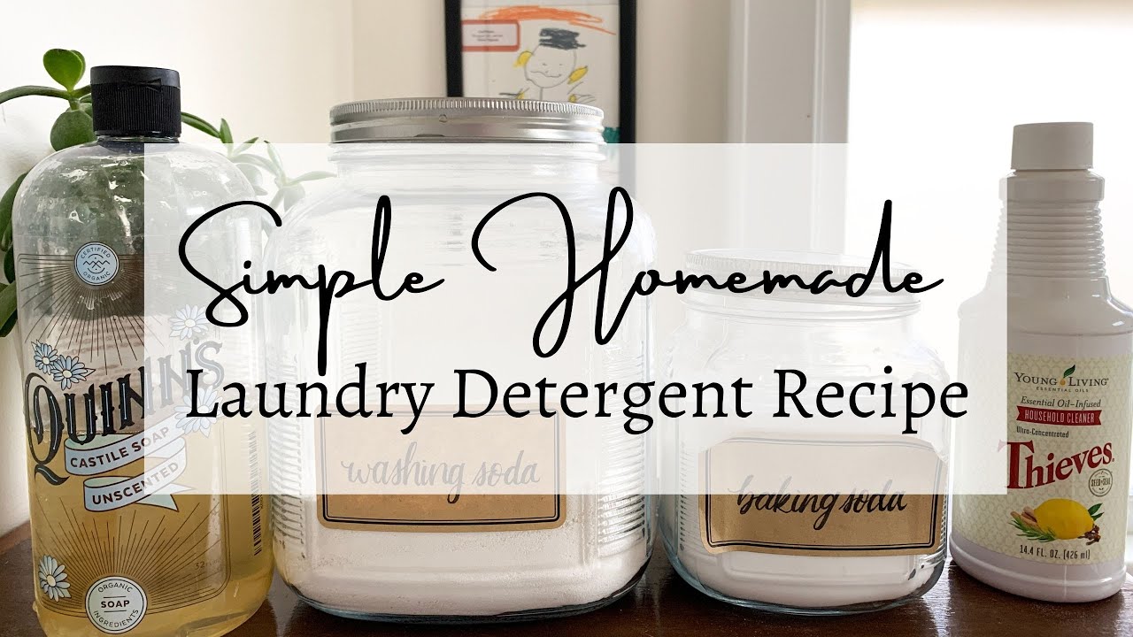 How to Make Homemade Laundry Detergent Recipe - YouTube