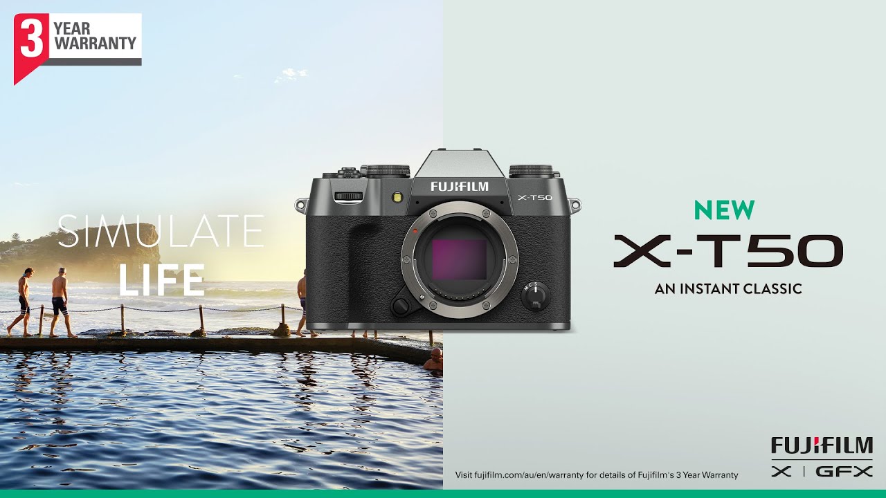 Discover the Fujifilm X-T50 🌟 | Compact Power, Advanced Features - YouTube