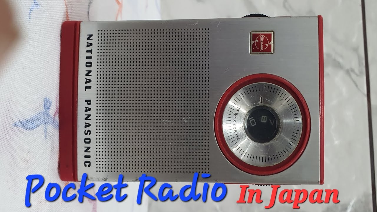 NATIONAL PANASONIC POCKET RADIO MADE IN JAPAN MO. 9427322171 - YouTube