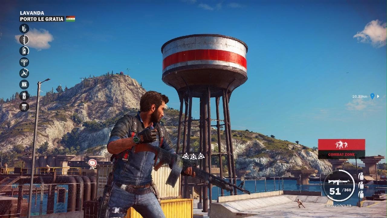 Just Cause 3 water tower - YouTube