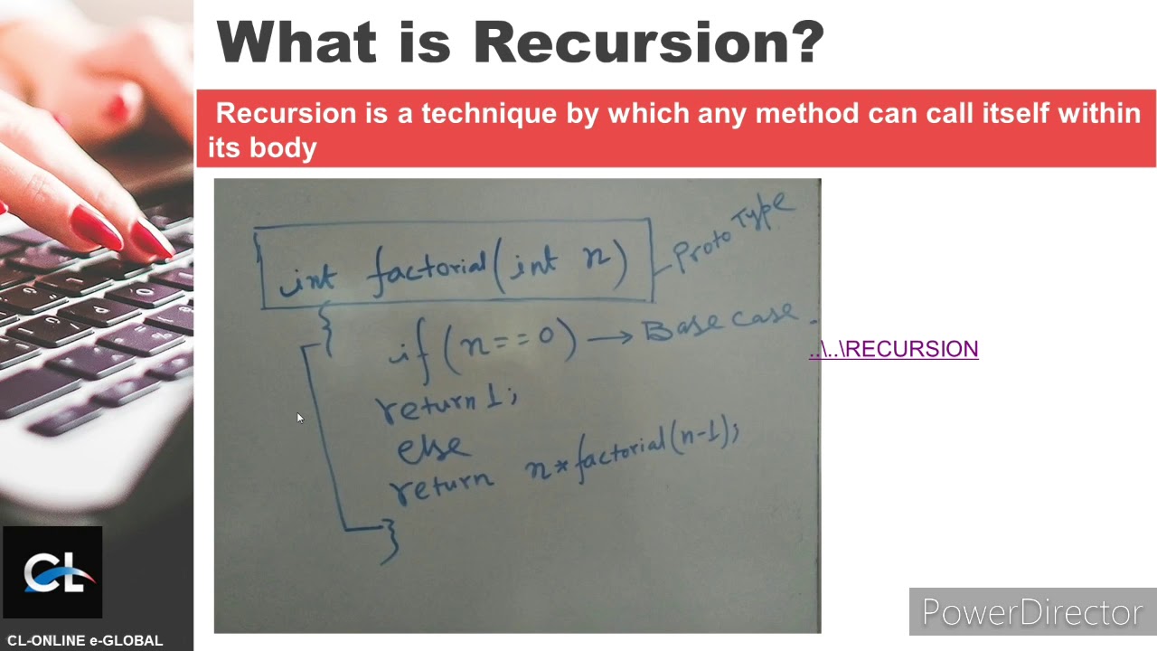 Online Classes Recursion Isc Computer Science Class 12 Computer Science Youtube
