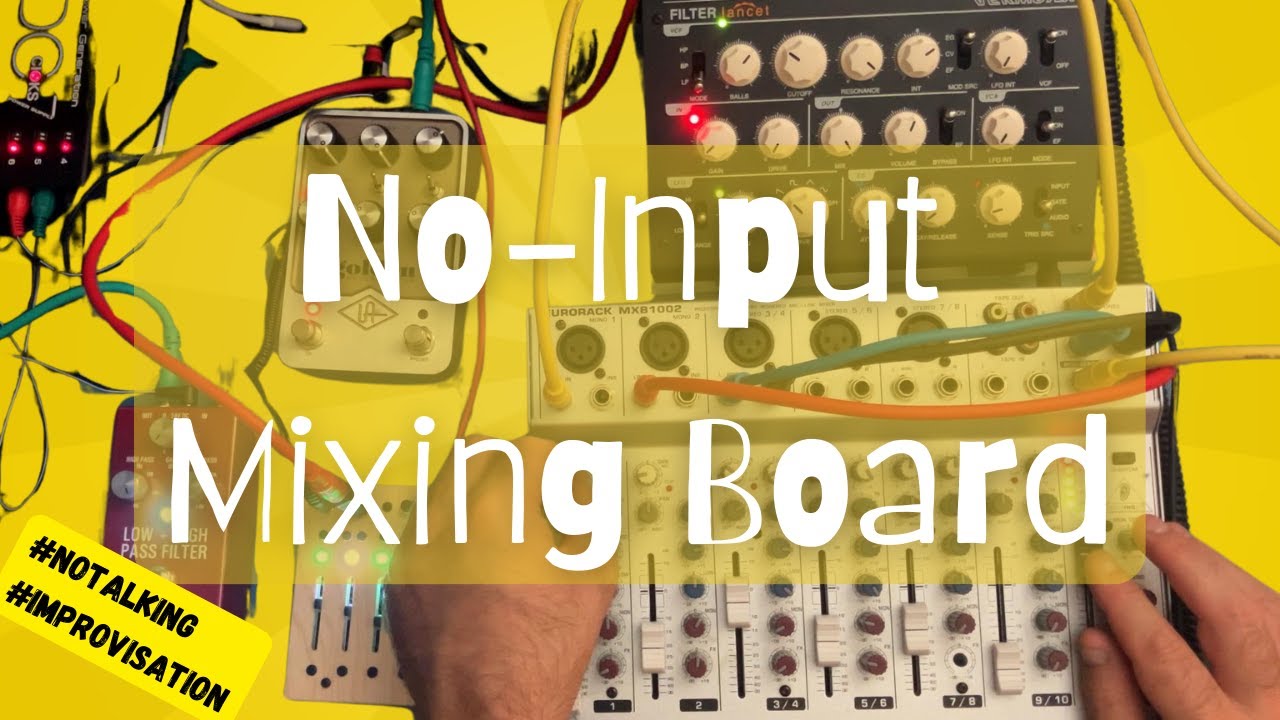 No-Input Mixing Board: It's Hard! 😅 [Improvisation] [NoTalking] - YouTube