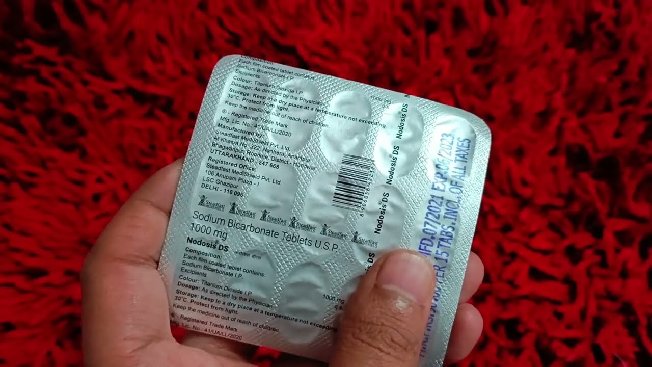 Nodosis - DS Tablet | Sodium Bicarbonate Tablets | Metabolic Acidosis ...