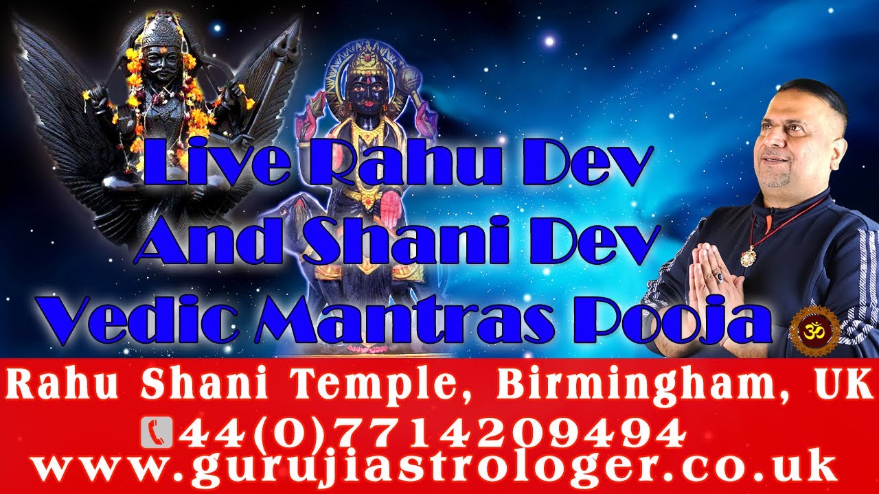 Live Rahu Dev And Shani Dev Vedic Mantras Pooja By Guruji Astrologer ...