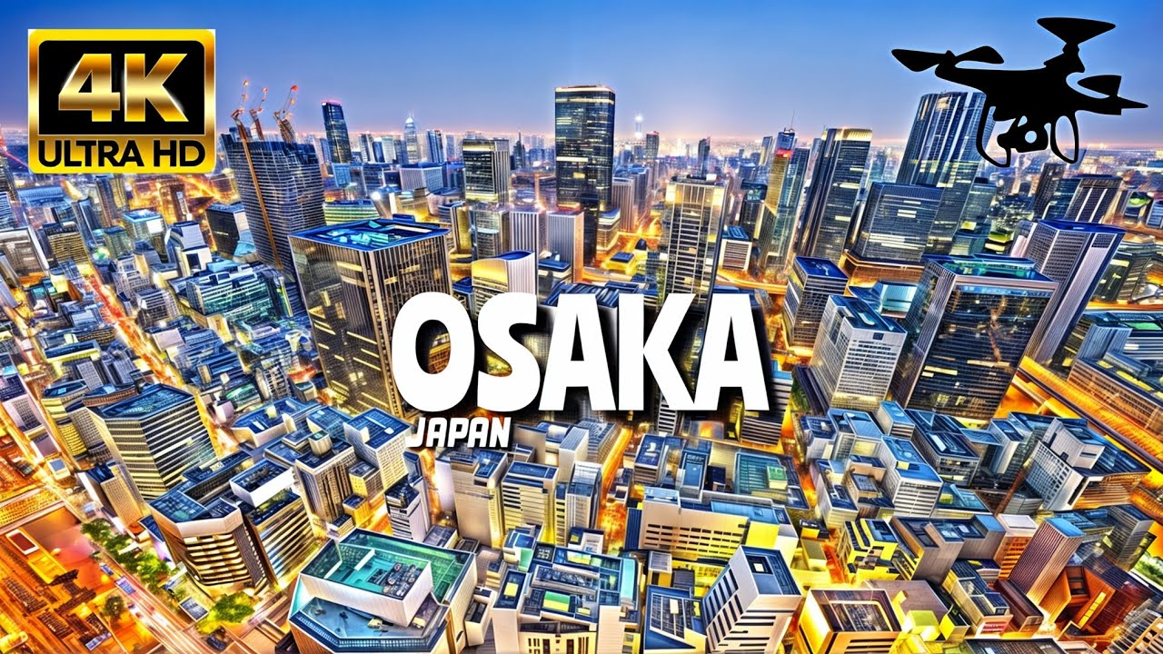 Osaka, Japan In 4K By Drone - Amazing View Of Osaka, Japan - YouTube