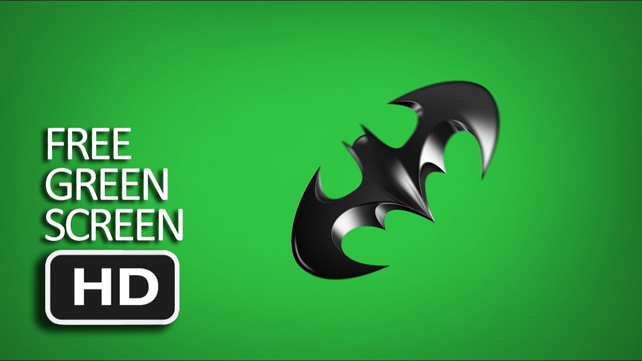 Free Green Screen - Spinning Batarang Horizontal #2 - YouTube