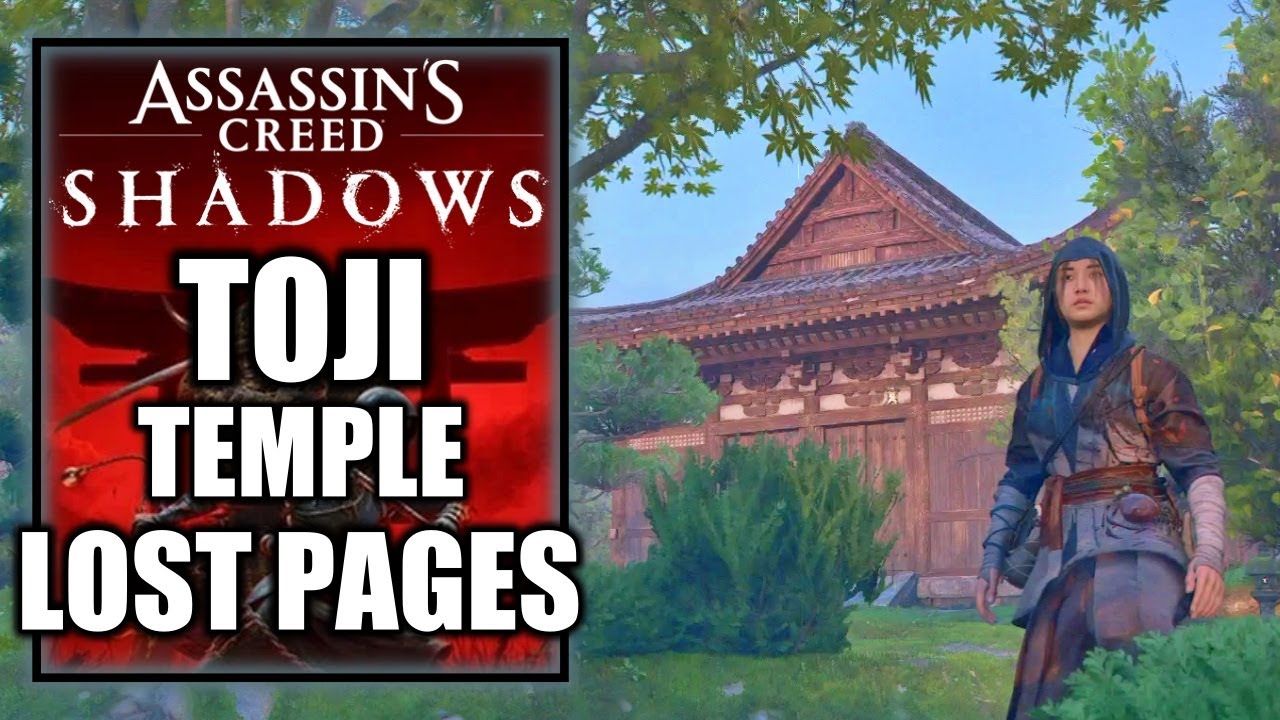 Assassin's Creed Shadows - Toji Temple Lost Pages - YouTube