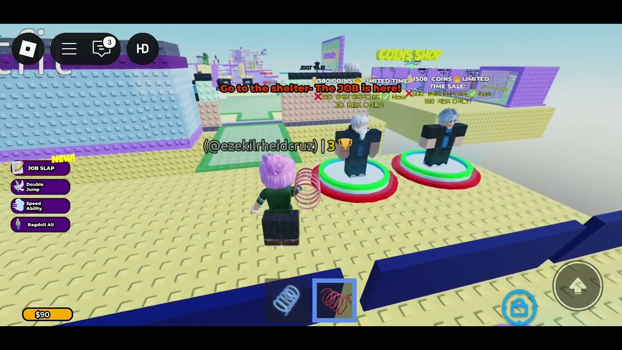 Roblox job application let's go roblox - YouTube