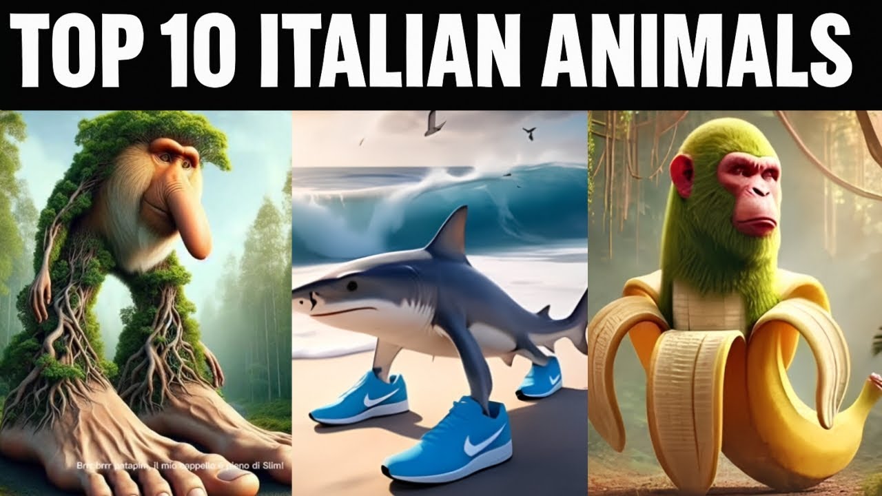 top 10 italian brainrot animals - YouTube