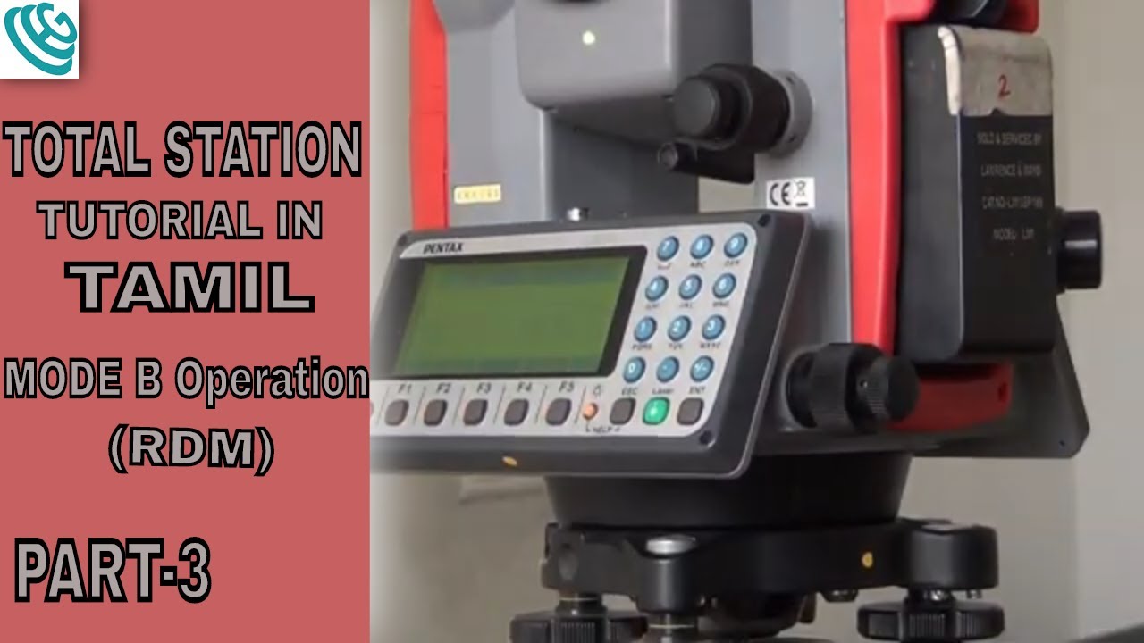 Easy Way to Learn - TOTAL STATION | MODE B Operation | Remote Distance ...