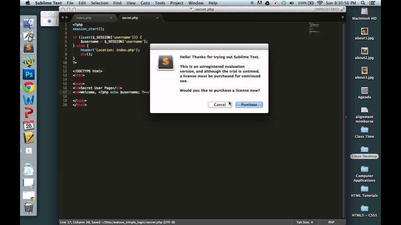 Simple Php Only Login Tutorial By Jay Watson Youtube