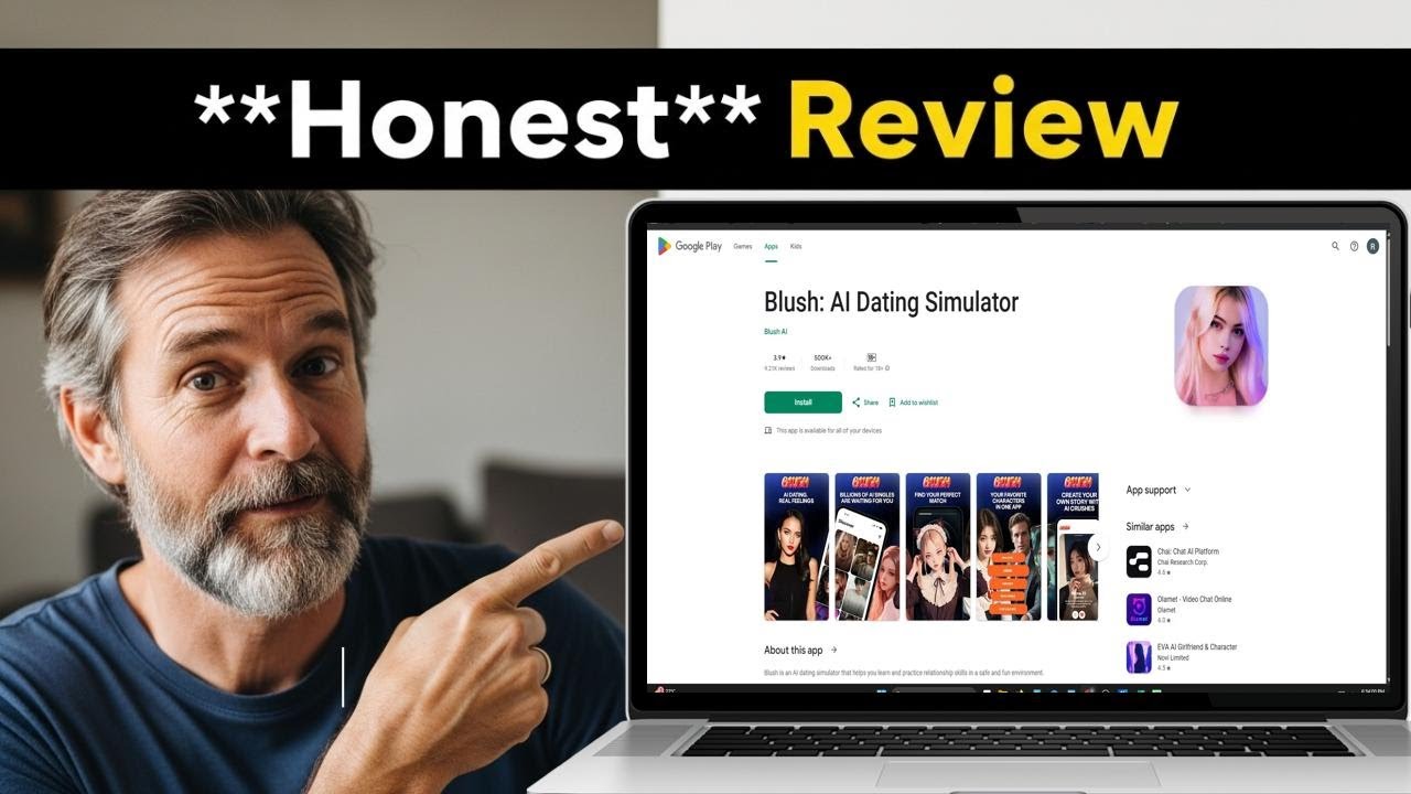 Blush AI Dating Simulator Review Realistic AI Romance or Weird Virtual ...