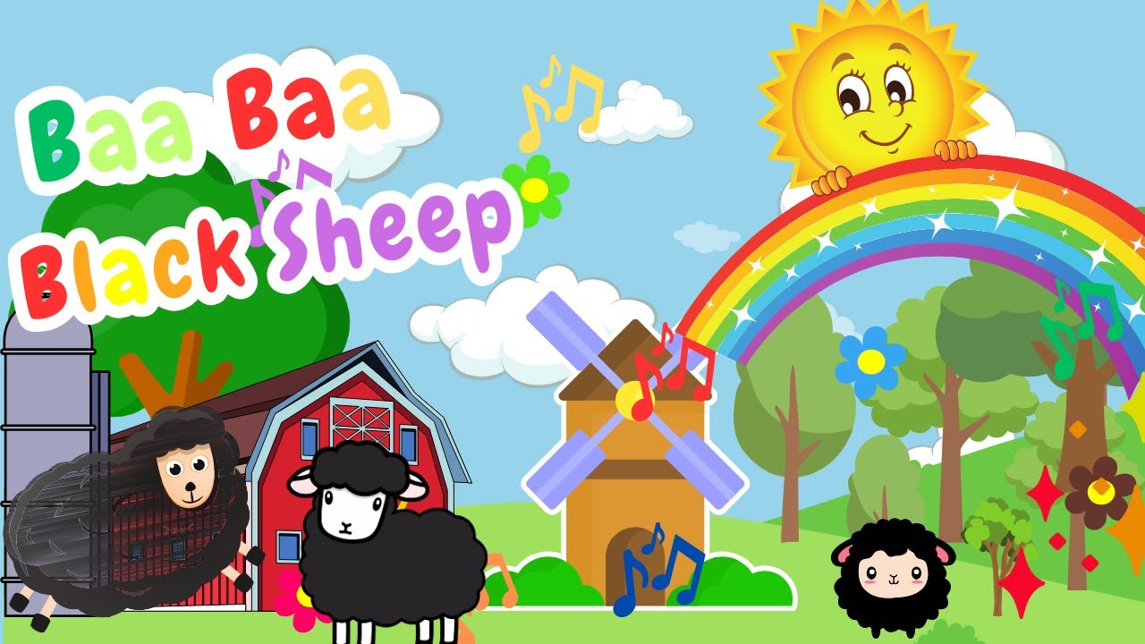 Baa Baa Black Sheep | Classic Nursery Rhyme for Toddler | Sing along ...
