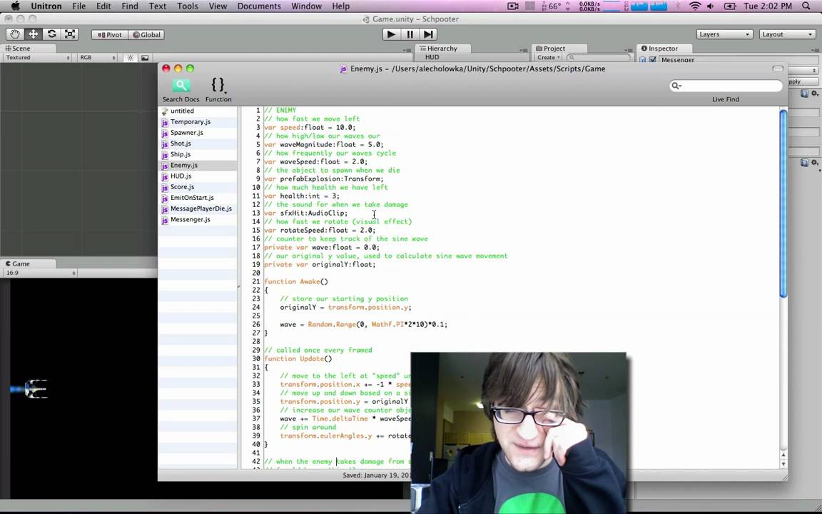 Unity Tutorial 02: Part 4: "Messages" - YouTube