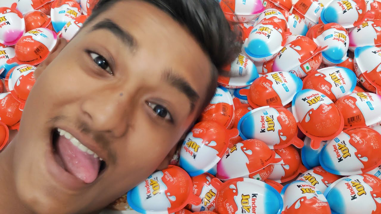 100 Yummy Kinder Surprise Egg Toys Opening - A Lot Of Kinder Joy ...