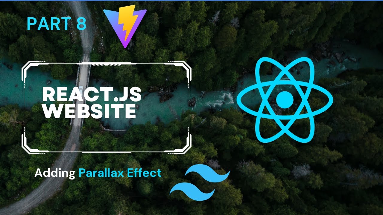 Learn How To Add Parallax Static Background Create A Website With Reactjs And Vite Pt8 5985
