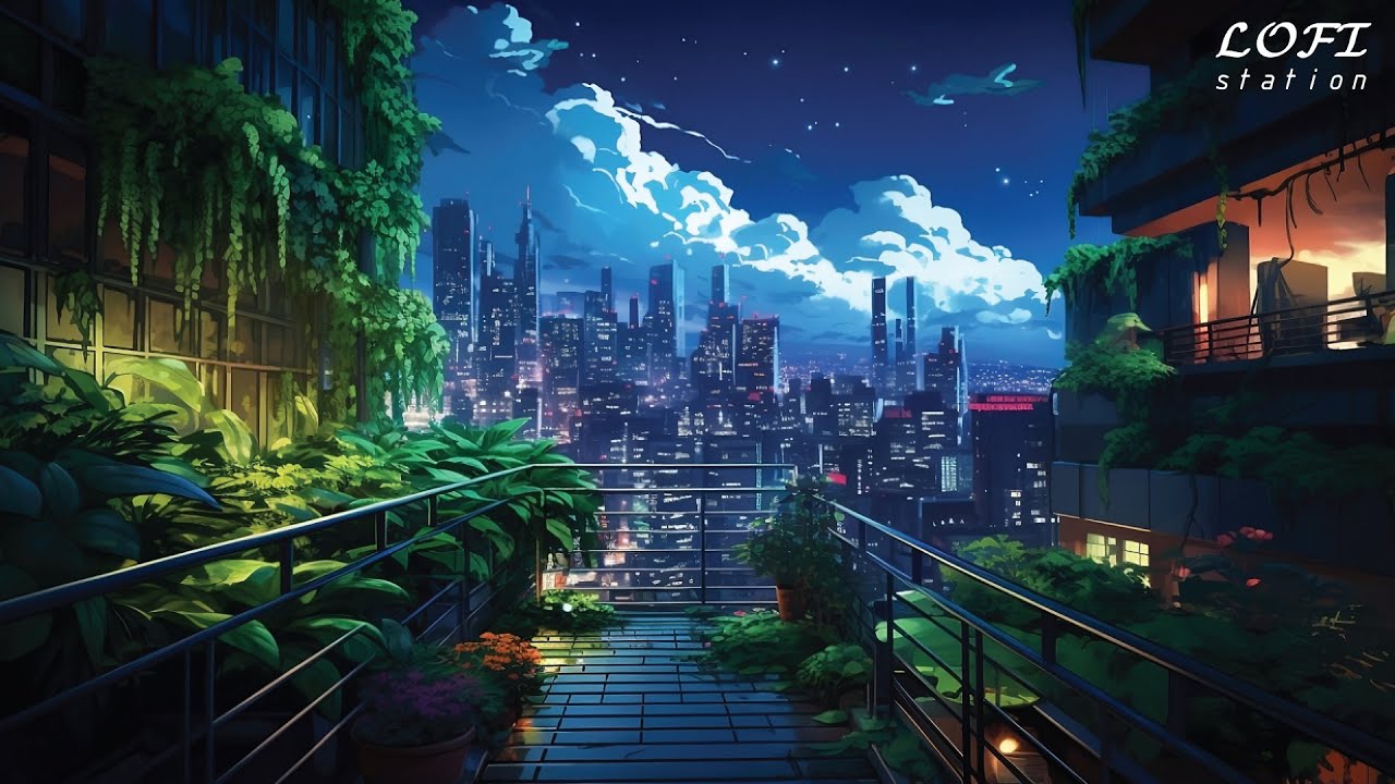 midnight city lofi hip hop tonight 🌆 laid back all night long - YouTube