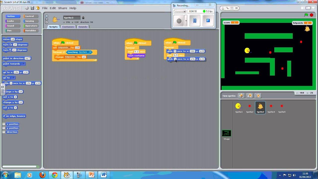 scratch ghost complete programming - YouTube