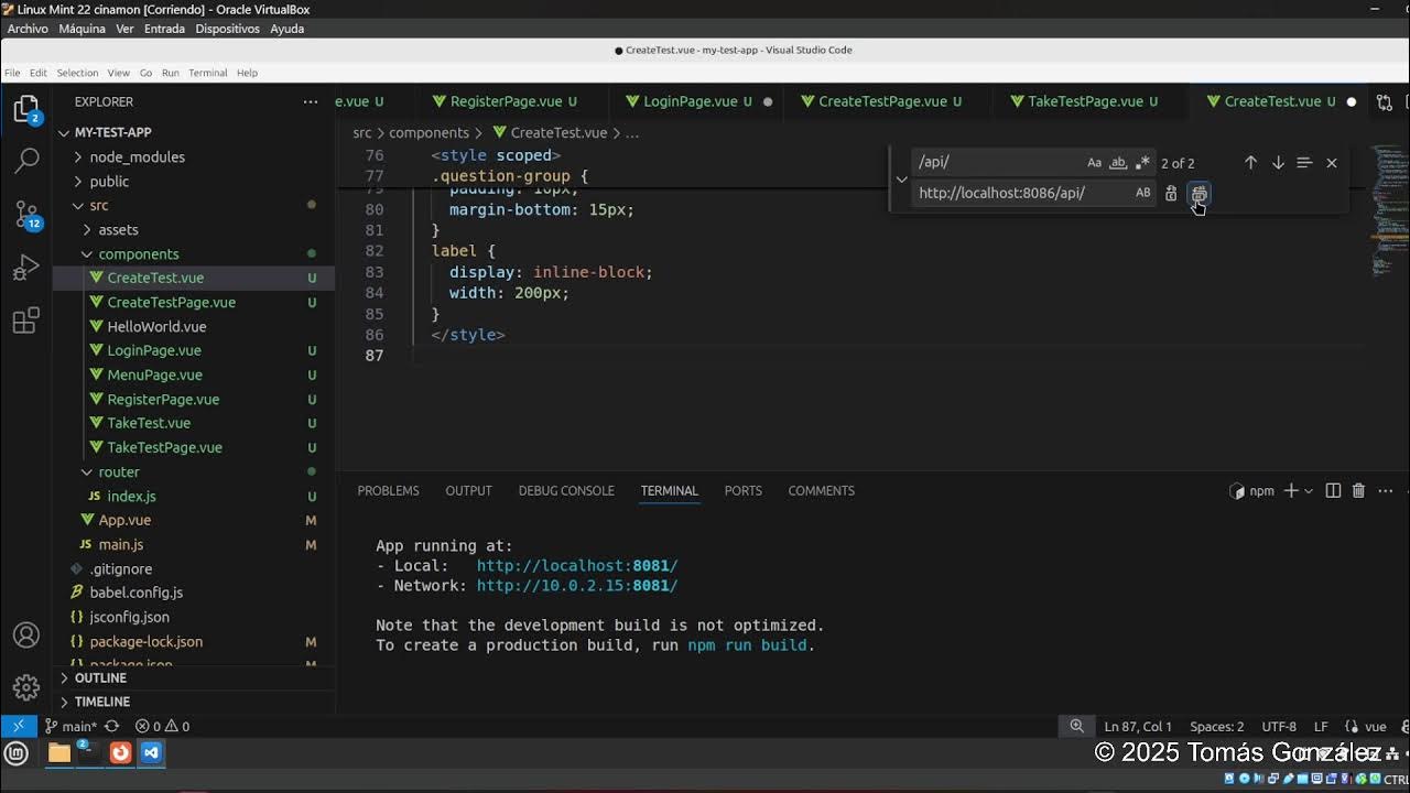Haciendo ejercicio de programación en Vue-js - YouTube