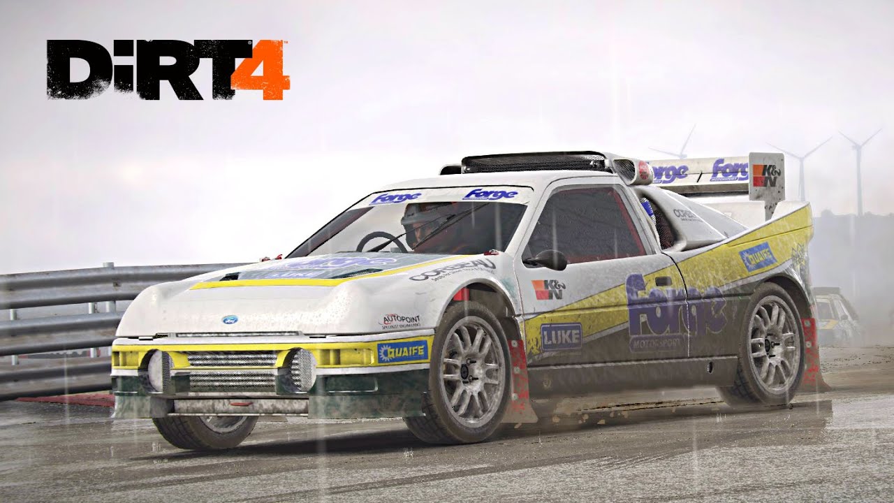 Ford RS200 Group B Rallycross Montalegre ''DiRT 4'' - YouTube