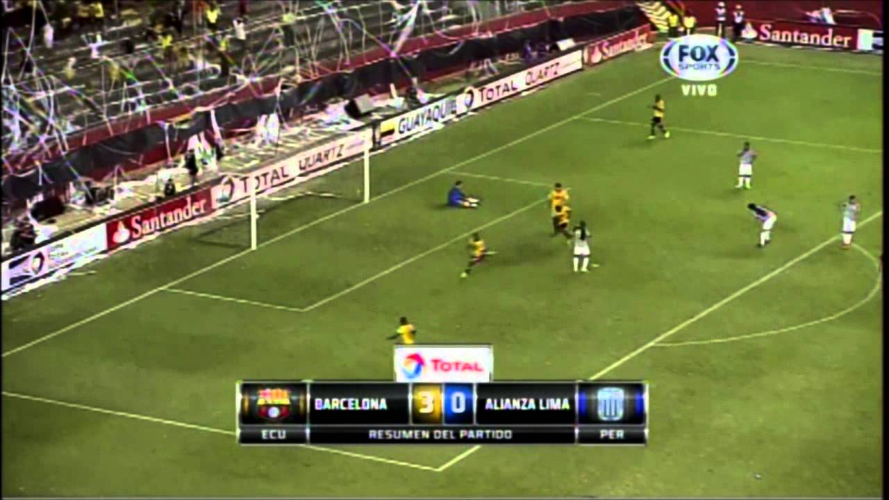 Copa Sudamericana: Barcelona (3) vs Alianza Lima (0) - YouTube