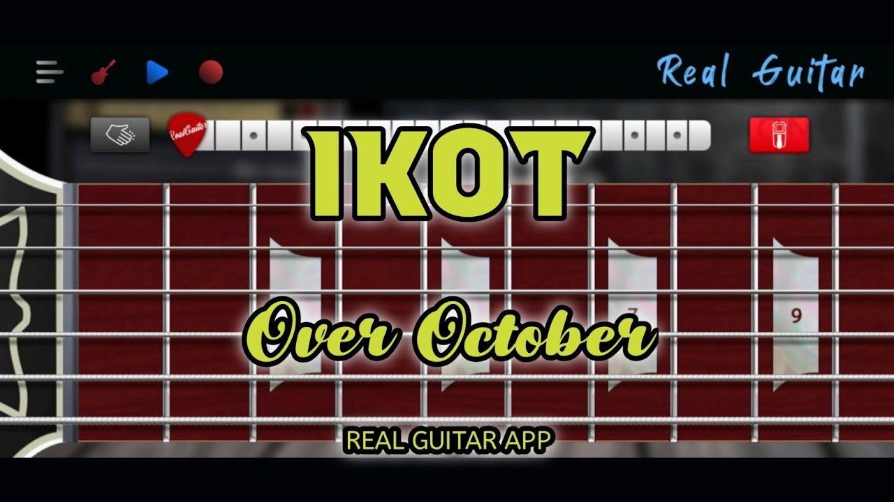 Ikot | Over October | Real Guitar App Cover - YouTube