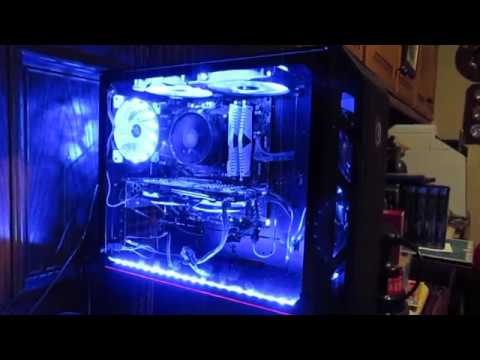 PC Case LED Strip Installation - YouTube