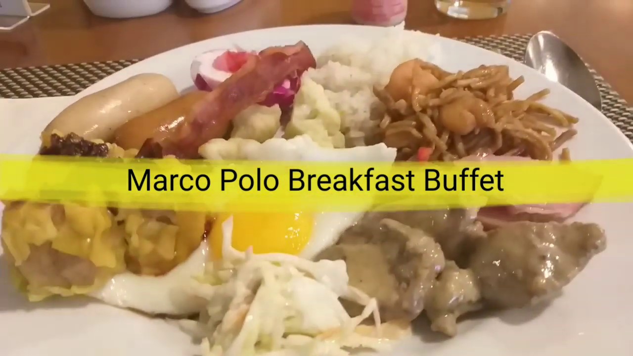 Marco Polo Davao Breakfast Buffet - YouTube