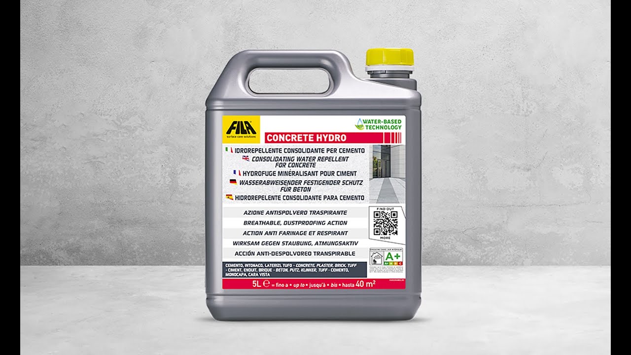 CONCRETE HYDRO, the Concrete Sealer for Vertical Surfaces by FILA ...