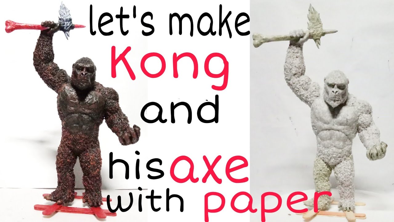 How to Make Kong with Paper | from Godzilla vs Kong | Craft It Extreme ...