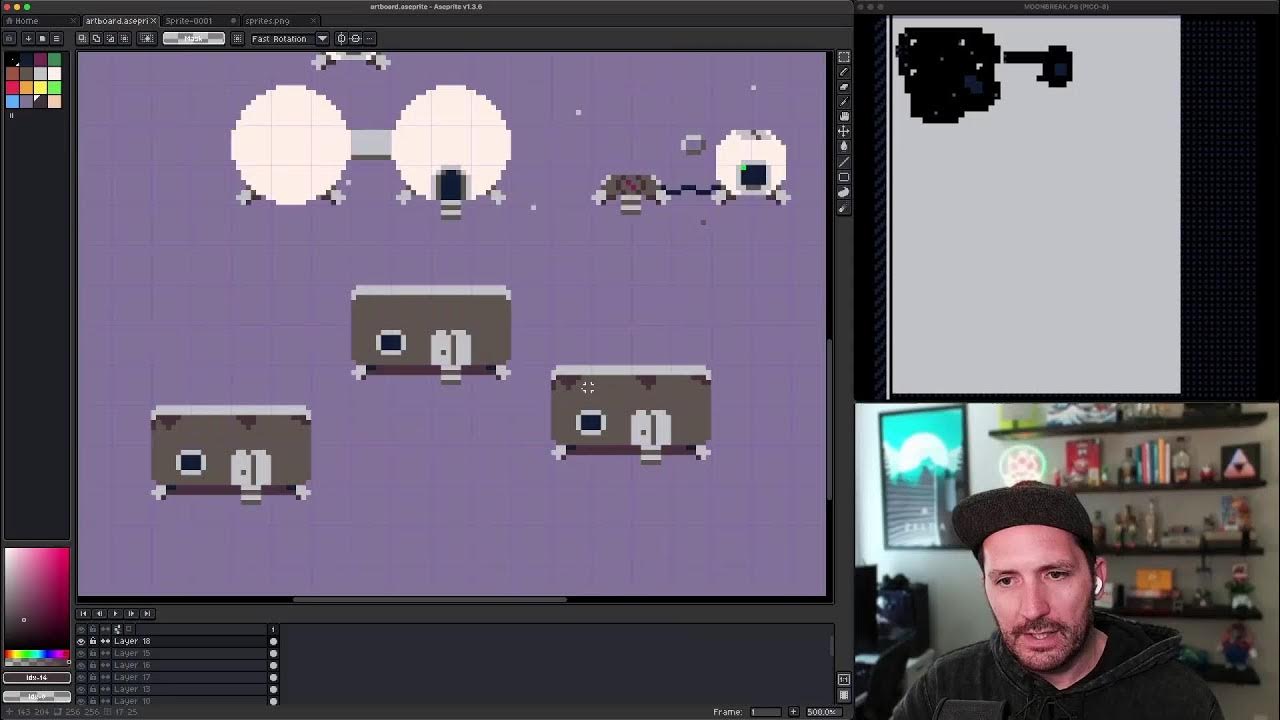 [Live Stream] PICO-8 Game Dev | Pikmin-Style Game - YouTube