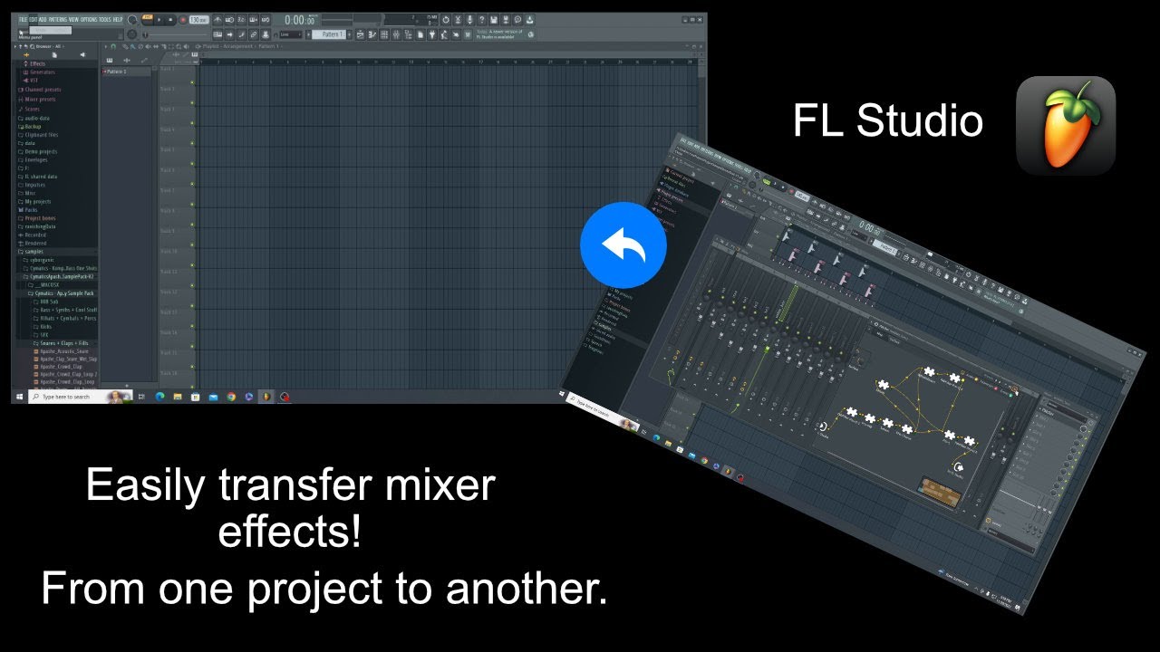 Transfer mixer effects between FL Studio projects - YouTube