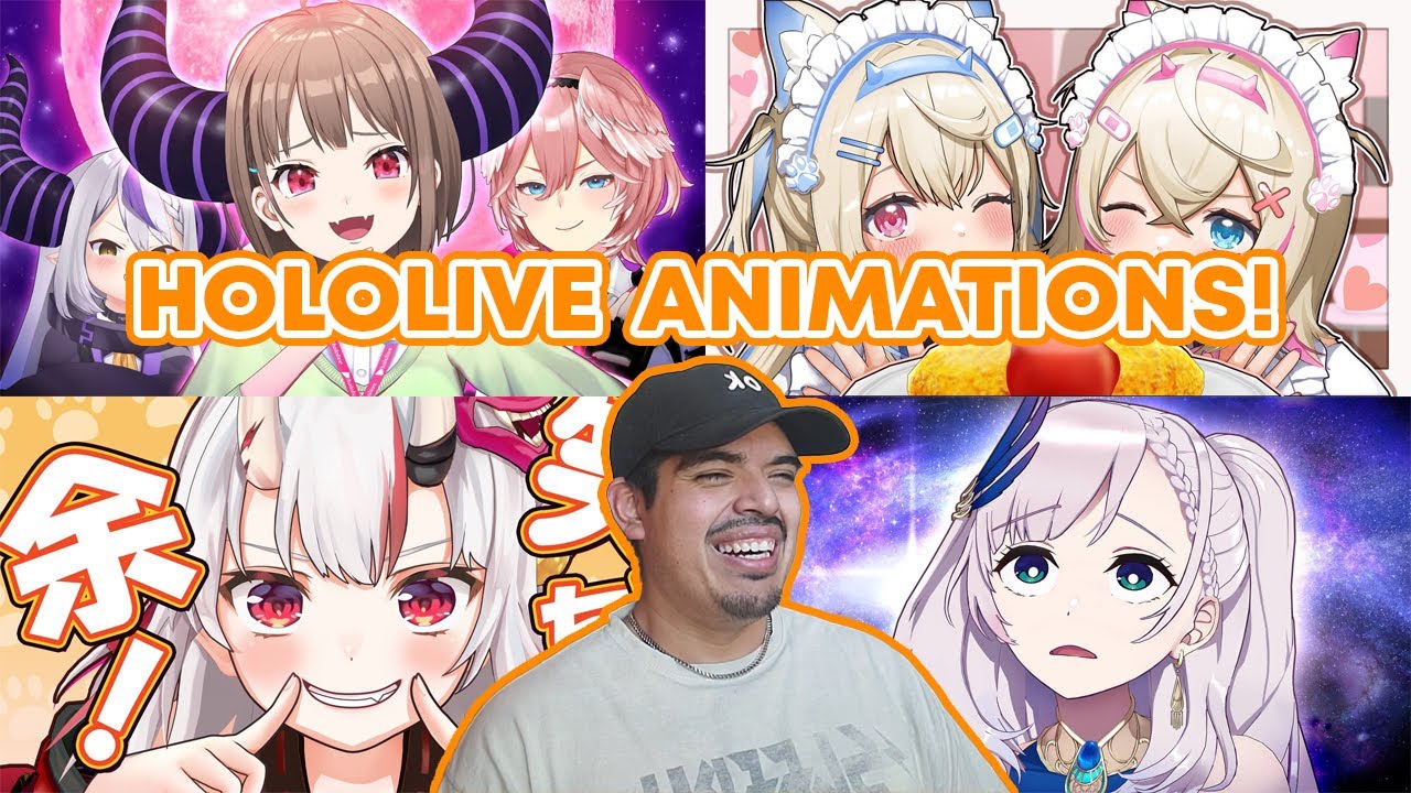HOLOLIVE ANIMATIONS ARE TOO FUNNY! Mikigai Reacts To Holograffiti ...