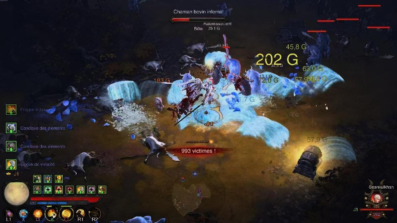 Diablo III Chaîne de 1000 mobs Tuez,gros delire. - YouTube