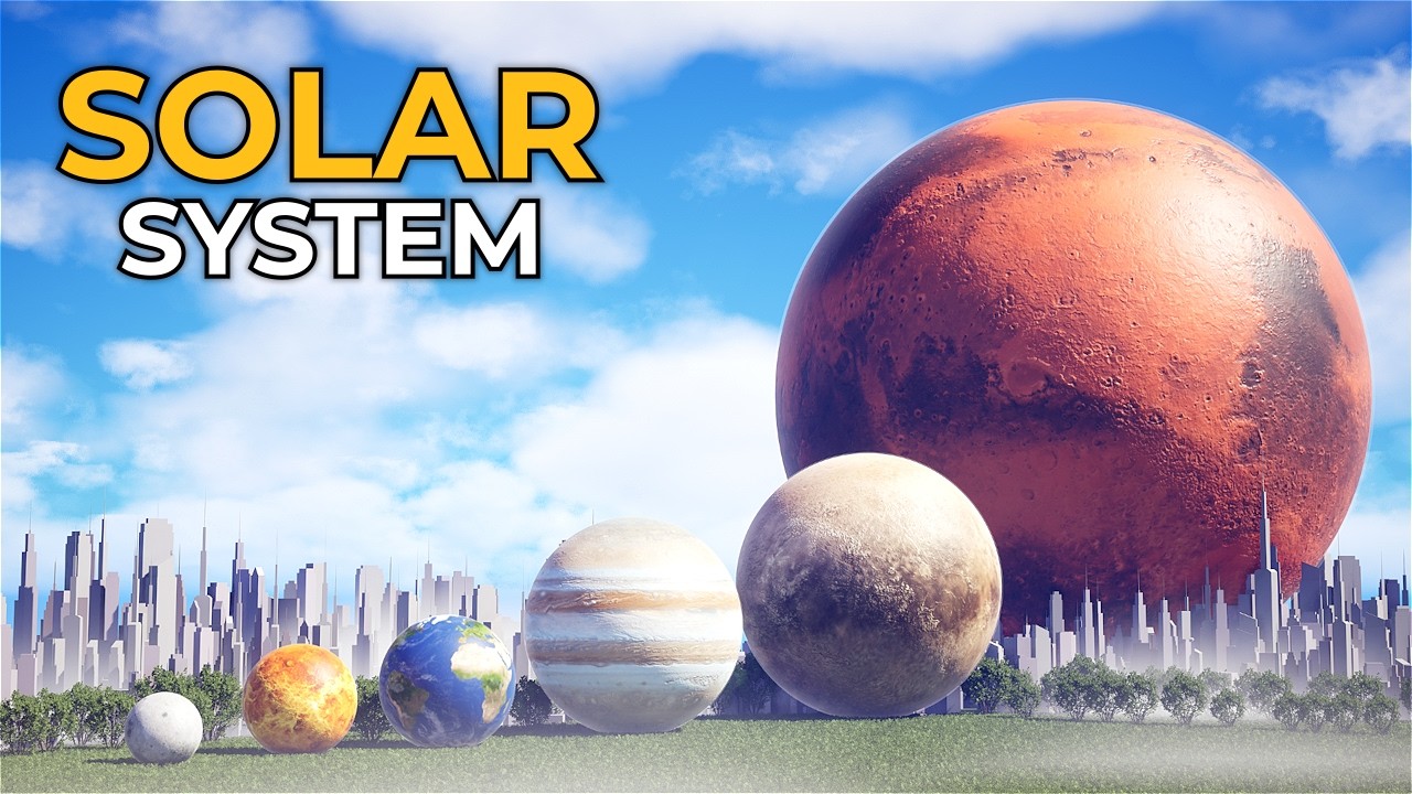Solar System Data Visualized: Size, Gravity, Temperature & Time - YouTube