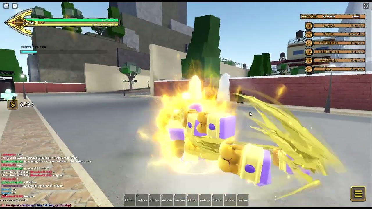 Getting Really red hot chilly pepper and New Golden Frieza Skin! (YBA ...