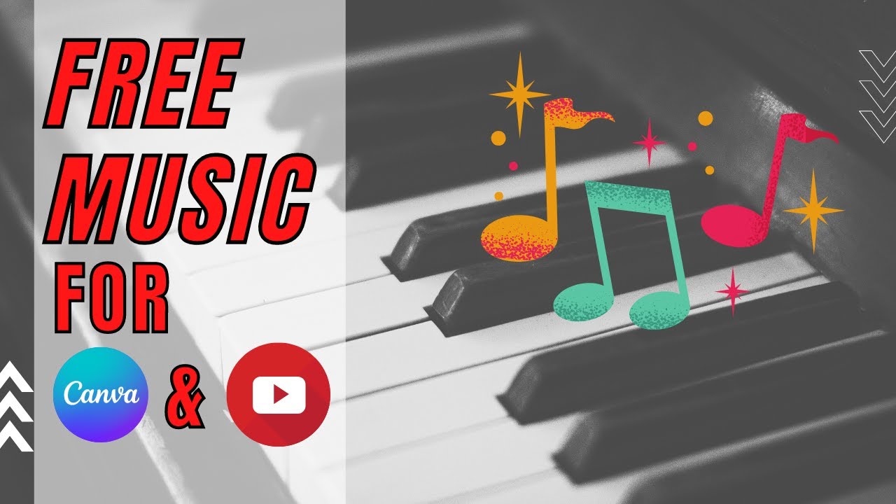 How to add Royalty Free Music in canva or YouTube video (Free copyright ...