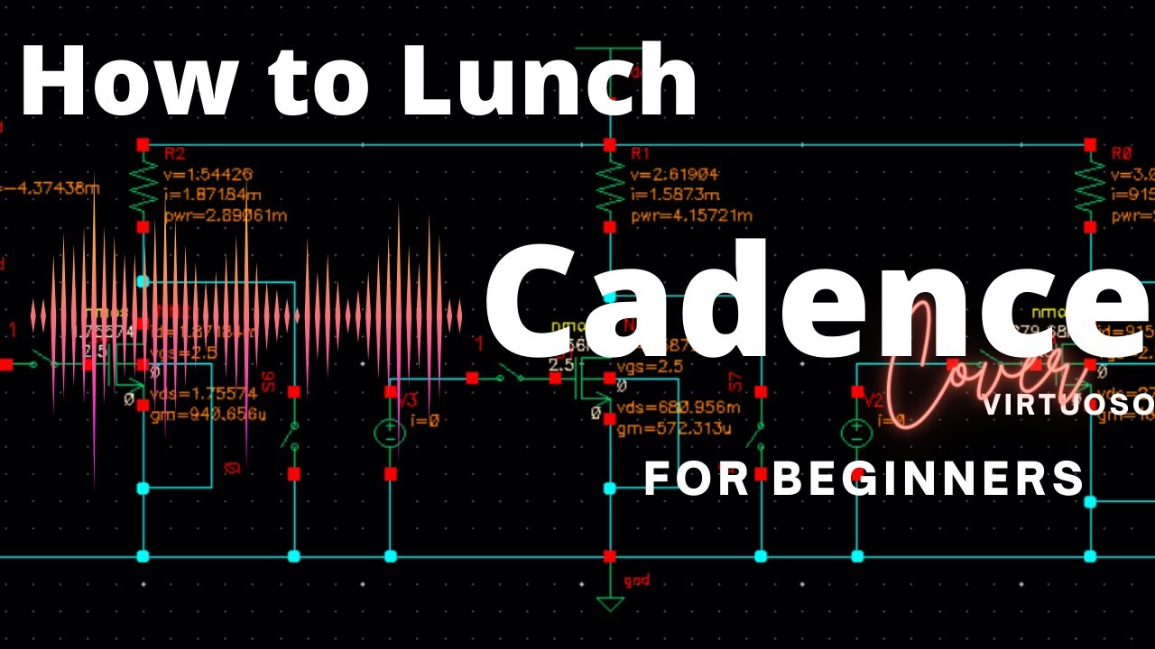 How to launch cadence virtuoso software from scratch - YouTube