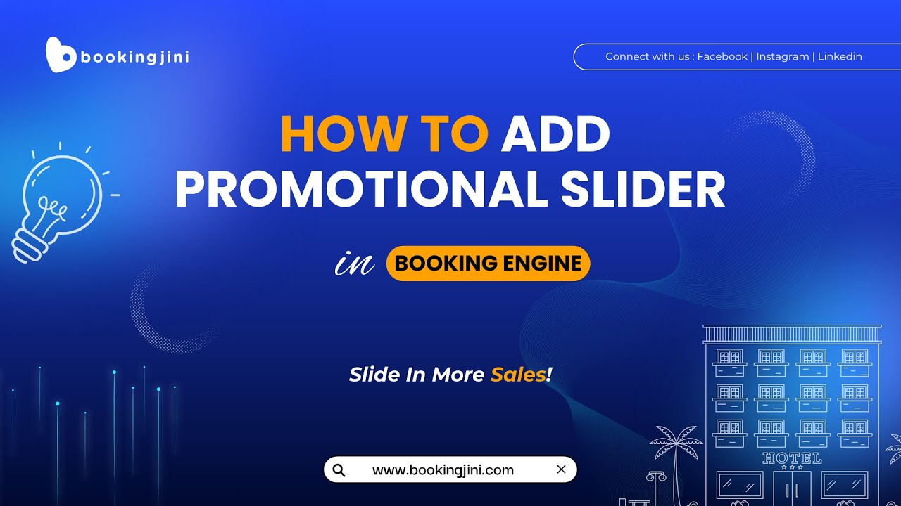 How to Add Promotional Sliders in Booking Engine (English) - YouTube