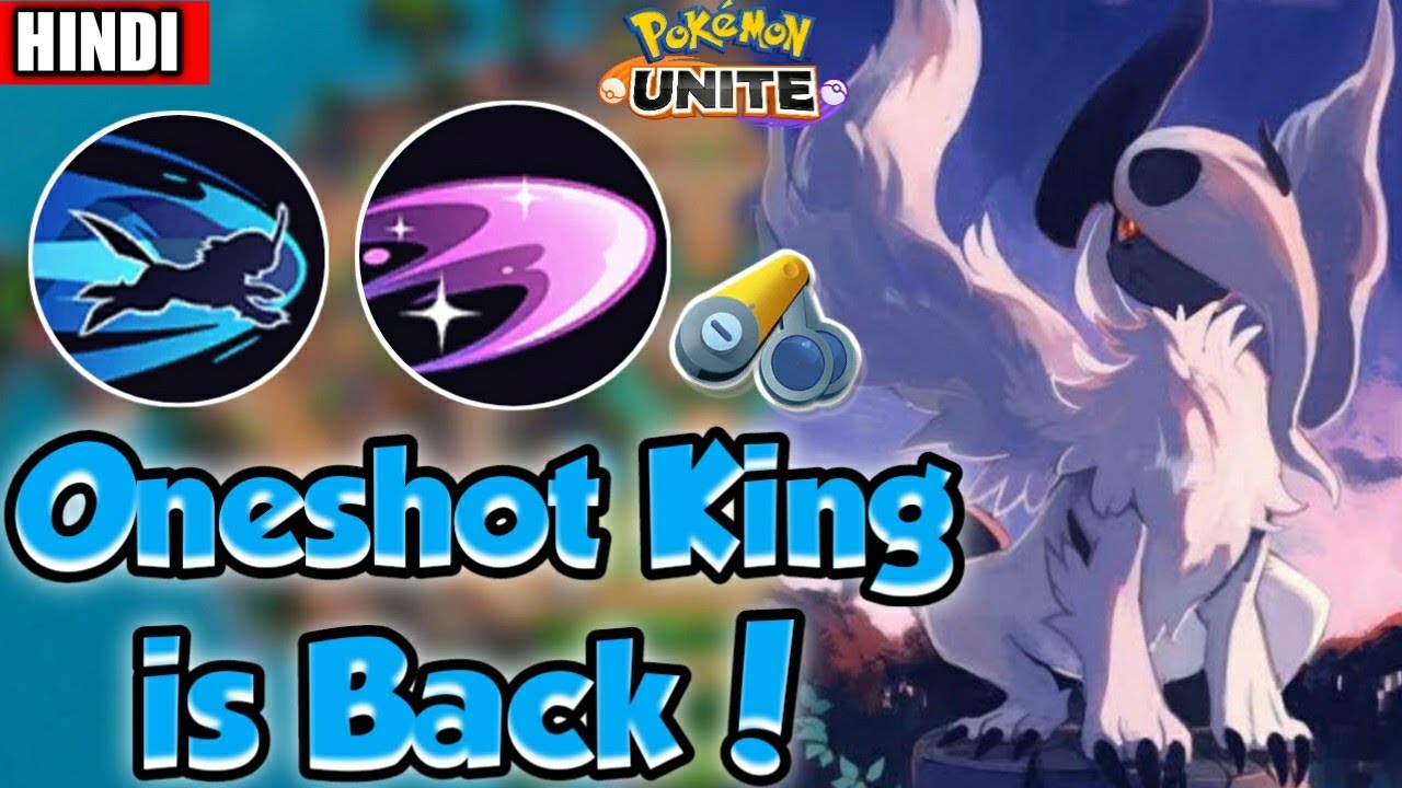 Absol One Shot King is Back! Bug Fixed! Hindi Pokemon Unite Master ...