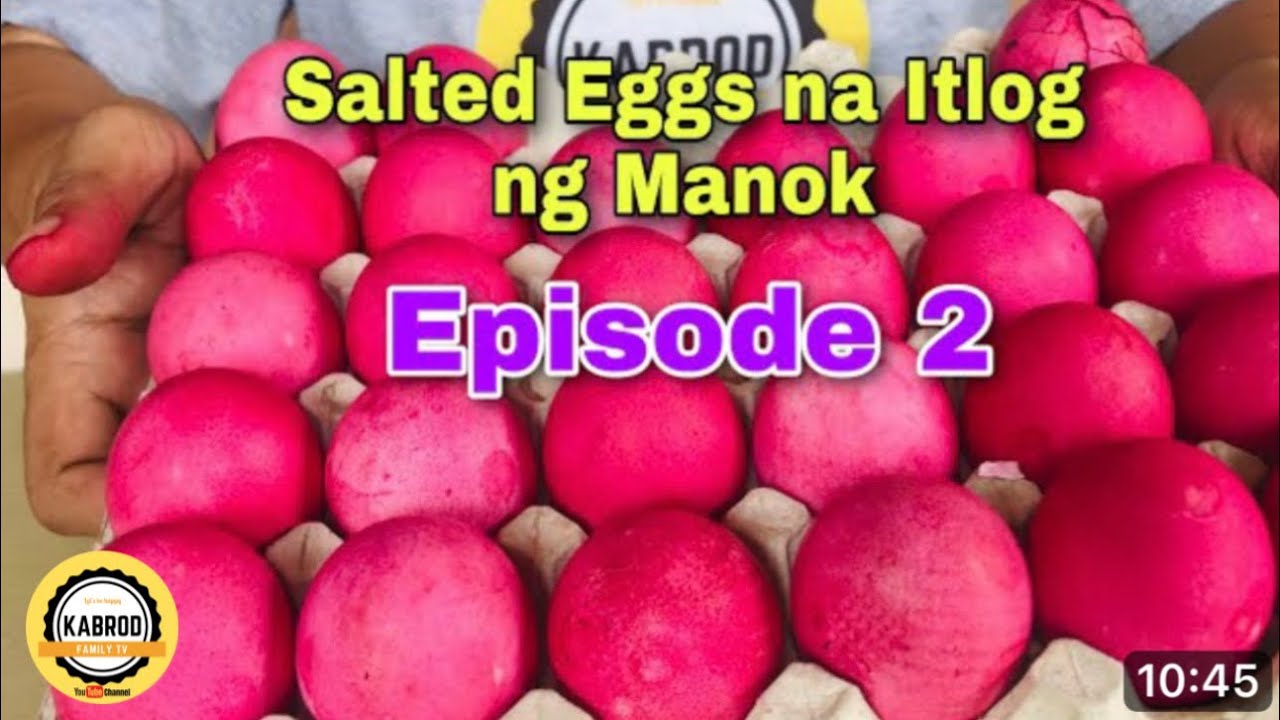 PAANO GUMAWA NG ITLOG NA MAALAT GAMIT ANG ITLOG NG MANOK | EPISODE 2 OF ...