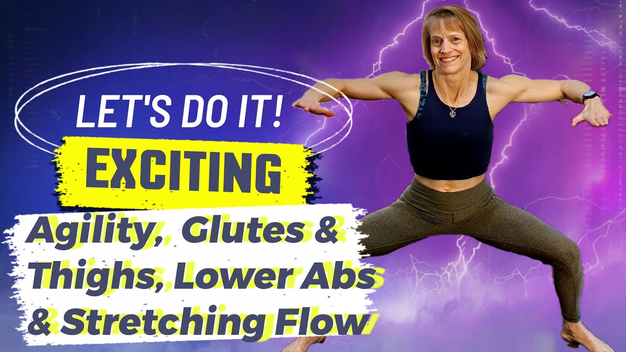 Simple Agility Exercises । Glutes and Thighs Exercises । Lower Abs and ...