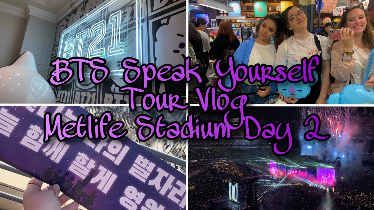 190519 BTS (방탄소년단) Speak Yourself Tour Vlog Metlife Stadium Day 2 - YouTube