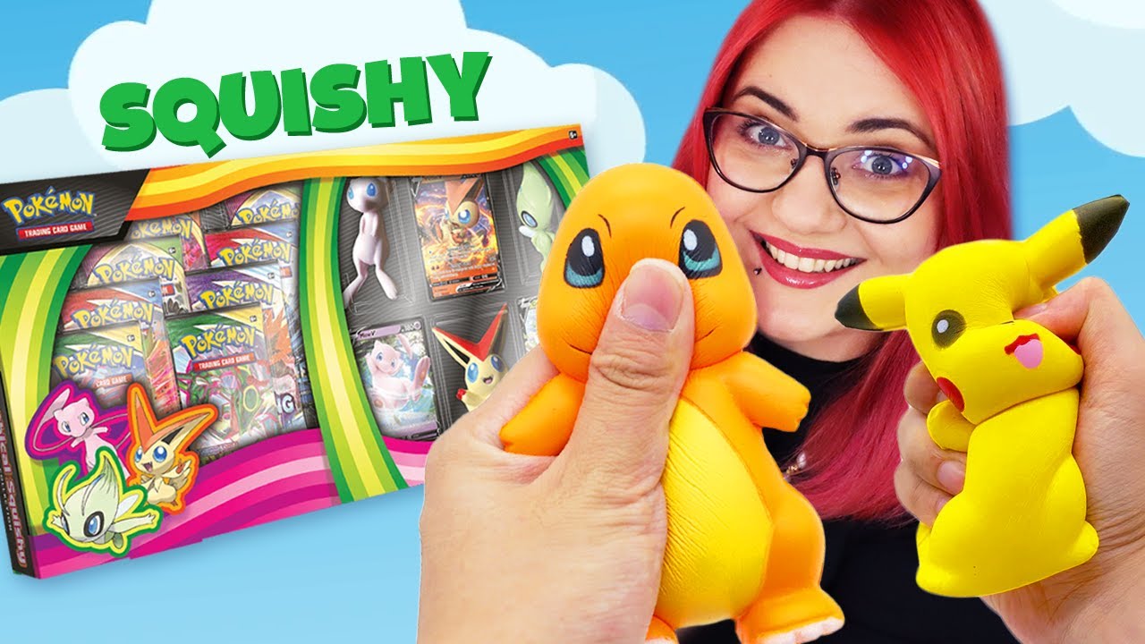 SQUISHY POKEMONY 😻 Opening KART POKEMON miss Aga - YouTube