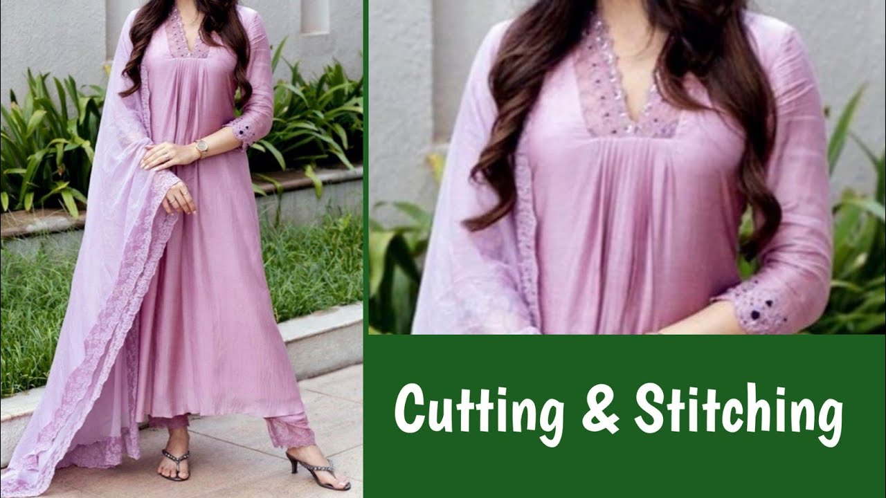 ഈ Model Neck Design ചെയ്യാൻ പഠിച്ചാലോ/Detailed Cutting And Stitching ...